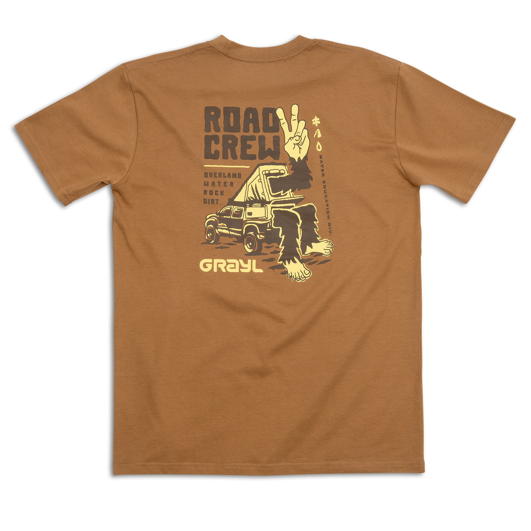 Road Crew Tee - Camel – GRAYL®